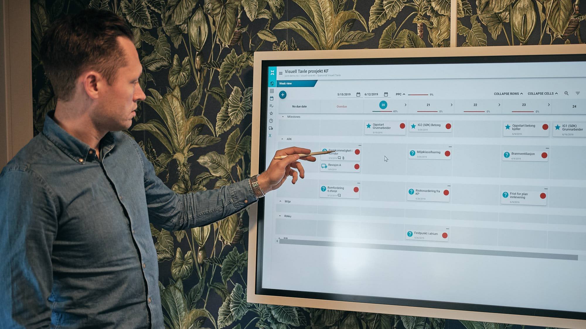 Visuelle Tavler til mitt prosjekt?